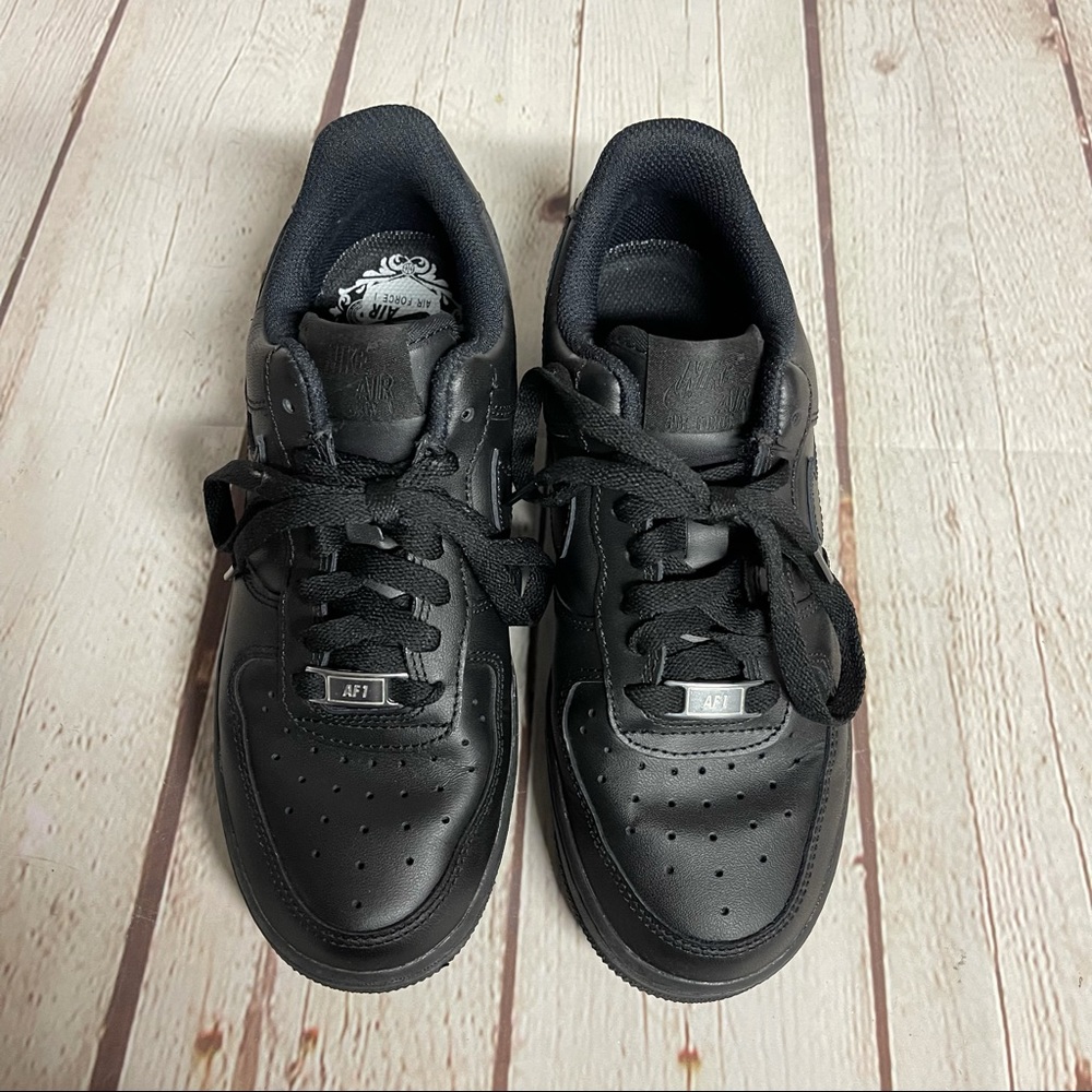 Nike Af1 Air Force 1 Triple Black Sneaker - Gem